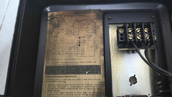 Reliance Reliance 11C404S MINPAK V S Drive 3/4 HP – BME Bearings and ...