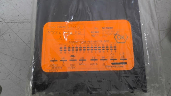 GEFRAN DRM3BAO Process Controller Panel Meter – BME Bearings and Surplus