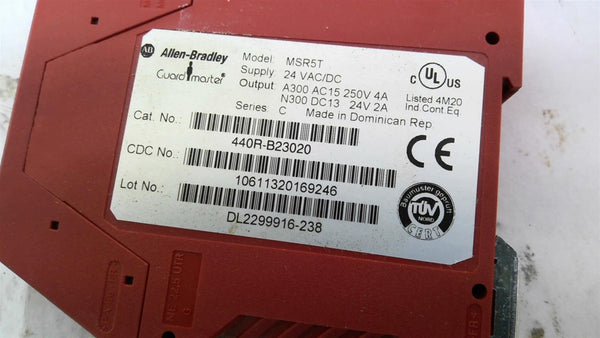 Allen-Bradley MSR5T Monitoring Relay 24 V 2 Amp – BME Bearings and Surplus