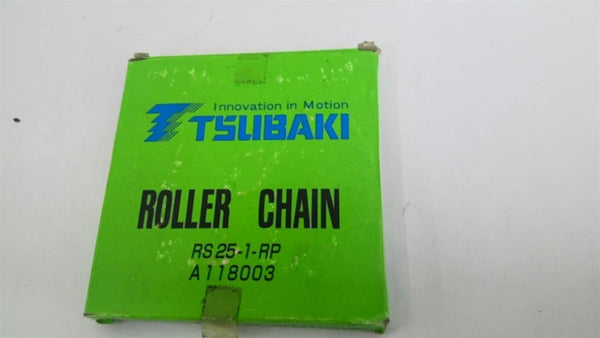 TSUBAKI RS25-1-RP 10' Roller Chain – BME Bearings and Surplus
