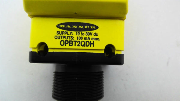 Banner OPBT2QDH Sensor 10-30 VDC – BME Bearings and Surplus