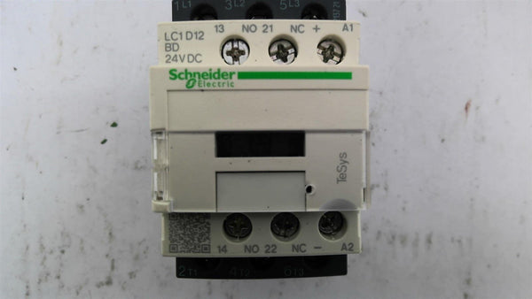 Schneider LC1D12BD24VDC Contactor 480 Volts 7.5 HP – BME Bearings and ...