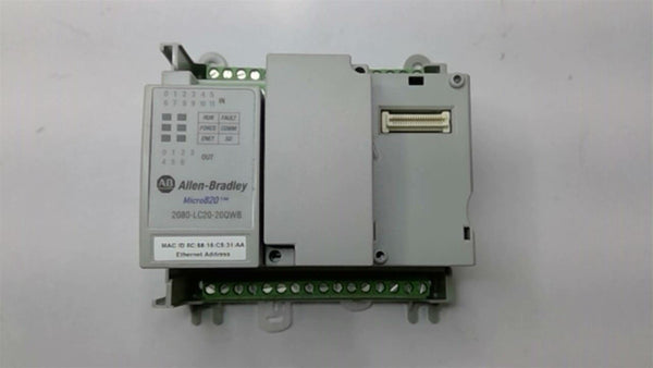 Allen Bradley 2080-LC20-20QEB Micro820 Controller – BME Bearings and ...