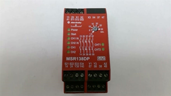 Allen Bradley 440R-M23151 MSR138DP Guardmaster Relay 24 VAC/DC – BME ...