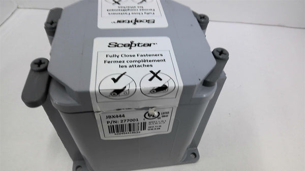 Scepter JBX444 Junction Box 4x4x4 – BME Bearings and Surplus