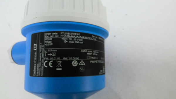 Endress Hauser FTL51B-2RTE9/0 Transmitter 10...55 VDC – BME Bearings ...