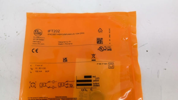 Ifm IFT202 Inductive Proximity Sensor – BME Bearings and Surplus