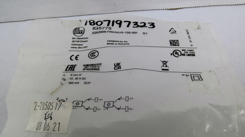 IFM Electronic IG5775 Sensor – BME Bearings and Surplus