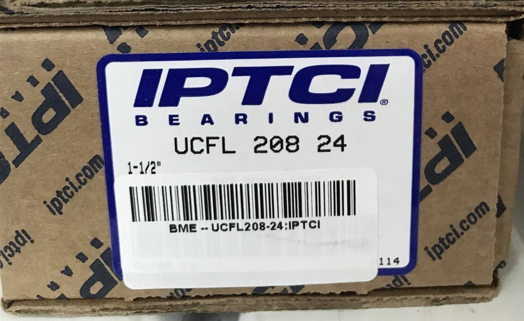 IPTCI UCFL 208 24 2 BOLT FLANGE BEARING – BME Bearings and Surplus