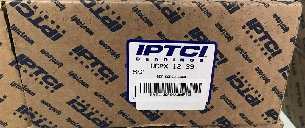 IPTCI UCPX 12 39 PILLOW BLOCK BEARING – BME Bearings and Surplus