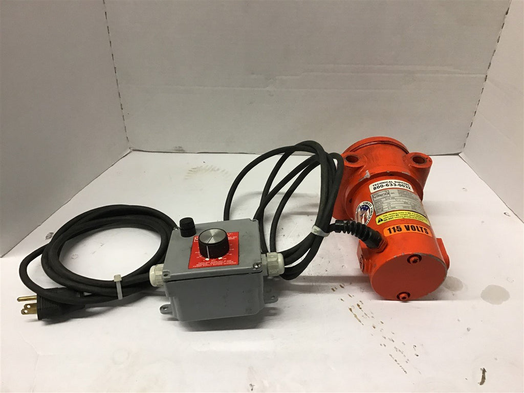 Vibco SCR-200 Vibrator 115 Volts Single Phase 2.6 Amps 0-4000 Rpm – BME ...