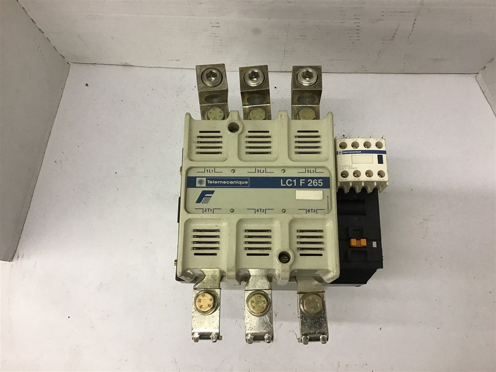Telemecanique LC1F265 Contactor 460 V @ 150 HP – BME Bearings and Surplus