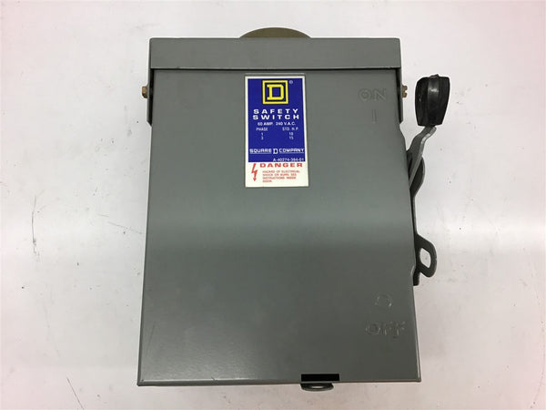 Square D DU322RB 60 Amp 240 Vac Safety Switch Enclosure – BME Bearings ...