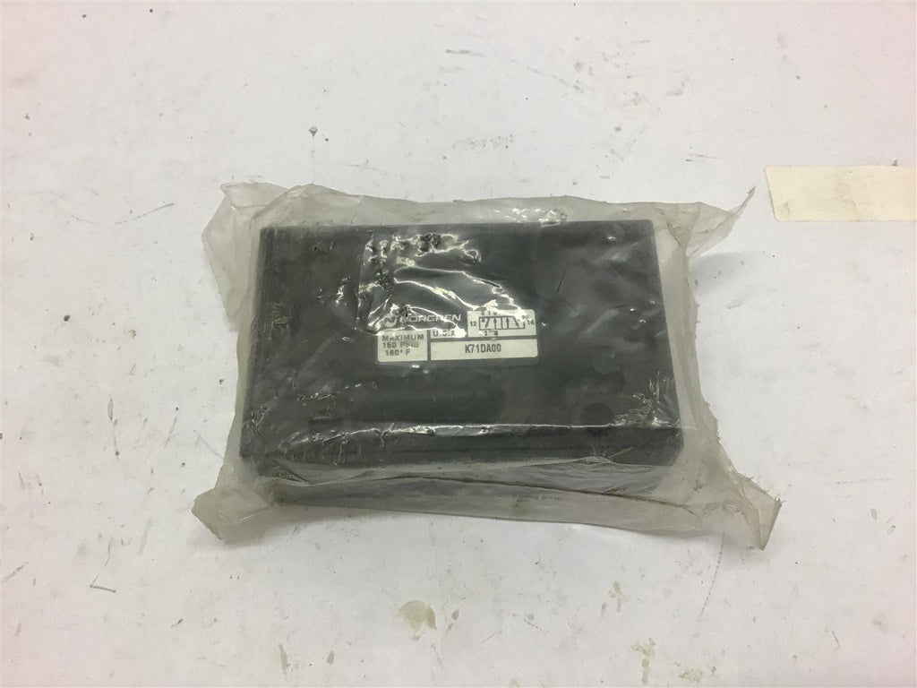 Norgren Air Control Valve K71DA00 150 PSI Lot of 2 – BME Bearings and ...