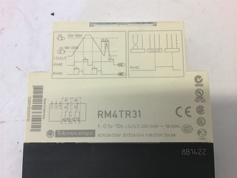 Schneider Rm4 Tr31 3 Phase Control relay – BME Bearings and Surplus