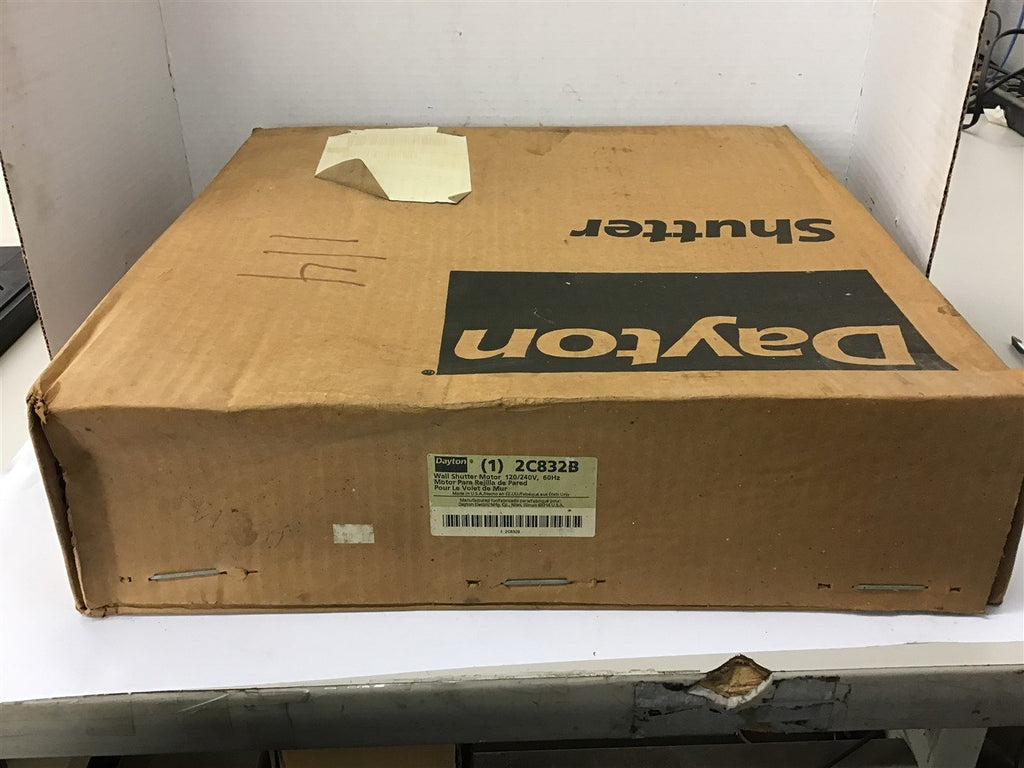 Dayton 2C832B Wall Shutter Motor 120/240V 60HZ – BME Bearings and Surplus