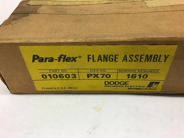 Dodge Paraflex 010603 Coupling Flange Assembly 2 1 4 Bore Bme