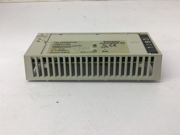 Schneider Automation TSX Momentum 170INT11000 Communication Adapter ...