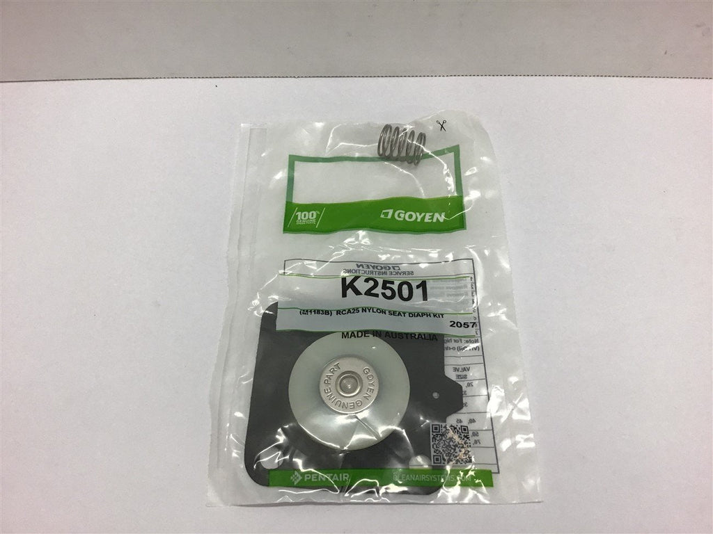 Goyen K2501 RCA25 Nylon Seat Diaphragm Kit – BME Bearings and Surplus