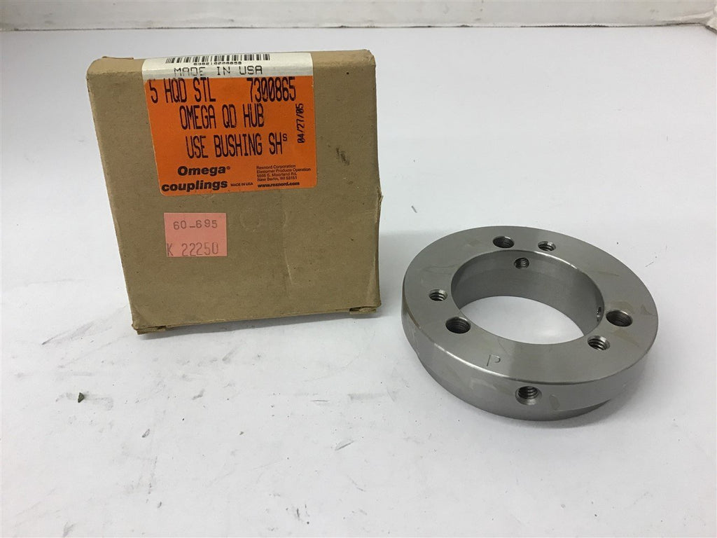 Rexnord 5 HQD STL 7300865 Omega QD Hub Uses SH Bushing – BME Bearings ...
