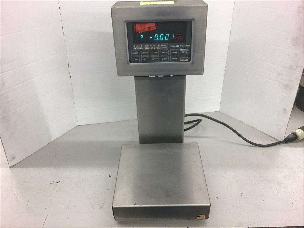 Weigh-Tronix 3275 Digital Scale 115 Vac – BME Bearings and Surplus