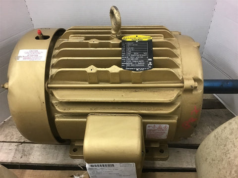 Baldor EM2333T 15 HP AC Motor 230/460 Volts 1800 Rpm 4P 254T Frame ...