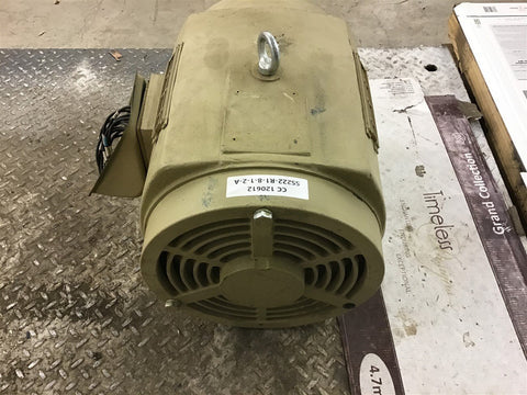 GE 5KS254ATE205A 15 HP AC Motor 230/460 Volt 1800 Rpm 4P 254T Frame ...