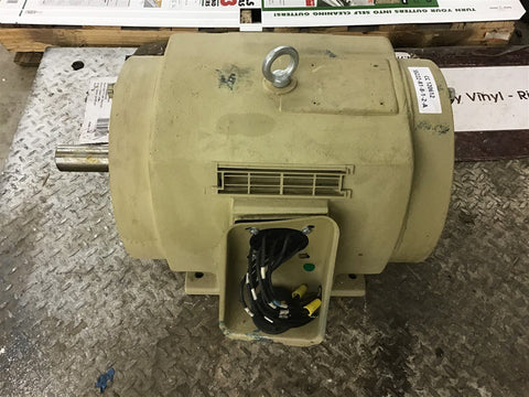 GE 5KS254ATE205A 15 HP AC Motor 230/460 Volt 1800 Rpm 4P 254T Frame ...