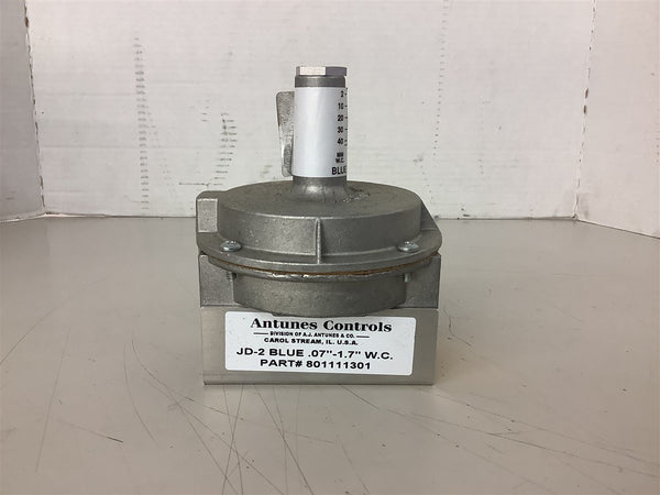 Antunes Controls JD-2 Blue .07"-1.7" WC Air Pressure Switch – BME ...