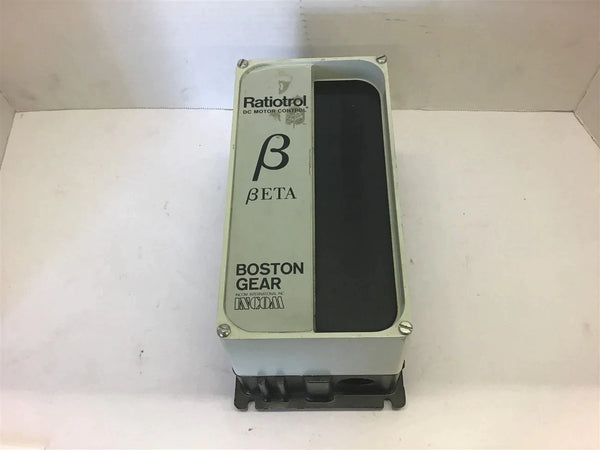 Boston Gear Model RB2B Ratiotrol DC Motor Control Beta 230 Volts 17 Am ...