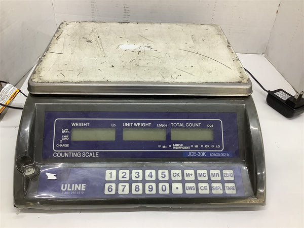 Uline Counting Scale JCE-30K 60lb x 0.002lb – BME Bearings and Surplus