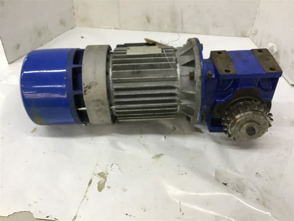 MGM BA 71B4 .44 KW AC Gear Motor 277/480 V 1680 Rpm 50:1 Ratio – BME ...