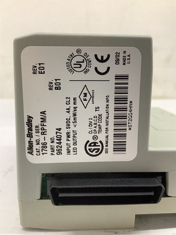 Allen-Bradley 1786-RPFM Fiber Module – BME Bearings and Surplus