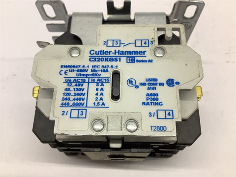 Cutler-Hammer C25DNF340 Contactor 120 volt coil – BME Bearings and Surplus