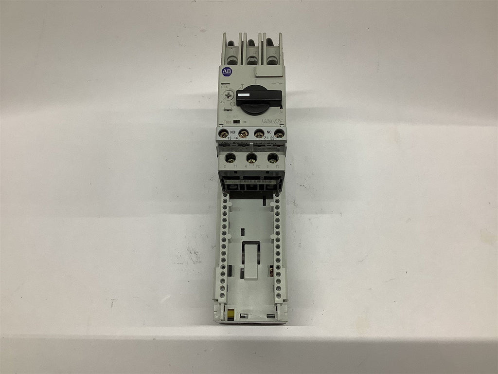 Allen-Bradley 140M-C2E-B63 4.0-6.3A Breaker w / Relay contactor Switch ...
