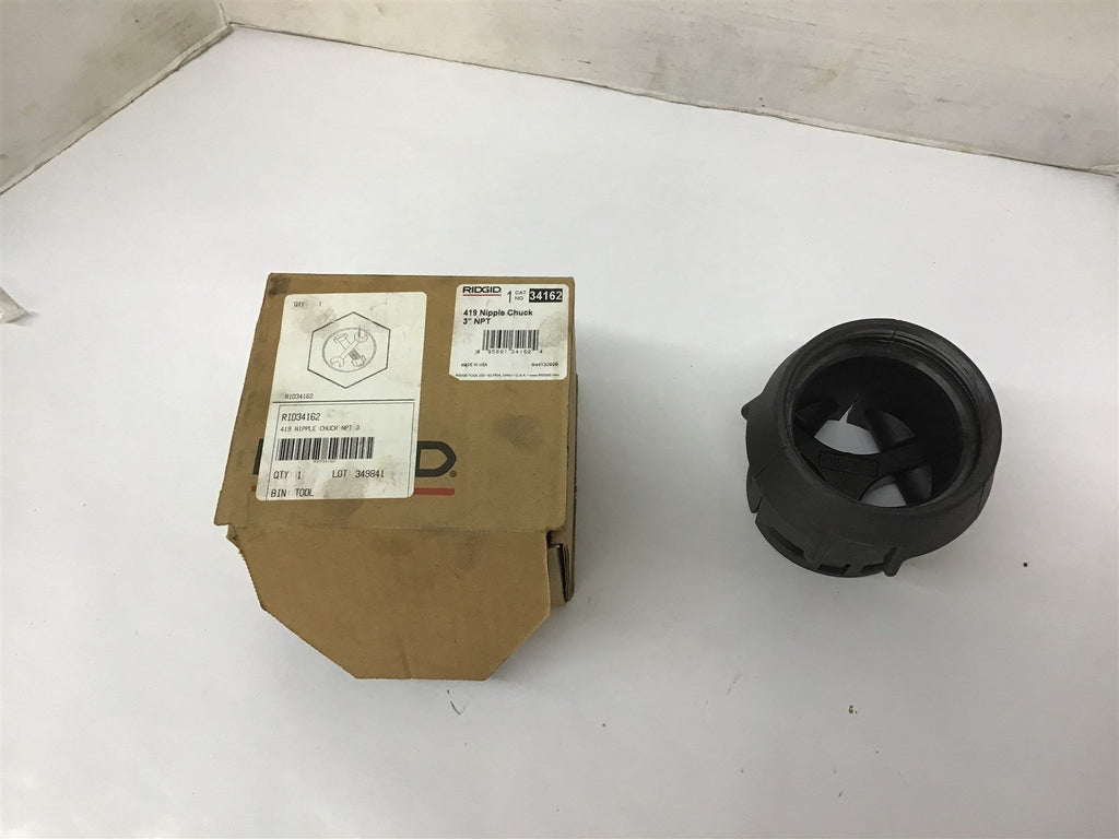 Ridgid 34162 419 Nipple Chuck 3" NPT – BME Bearings and Surplus