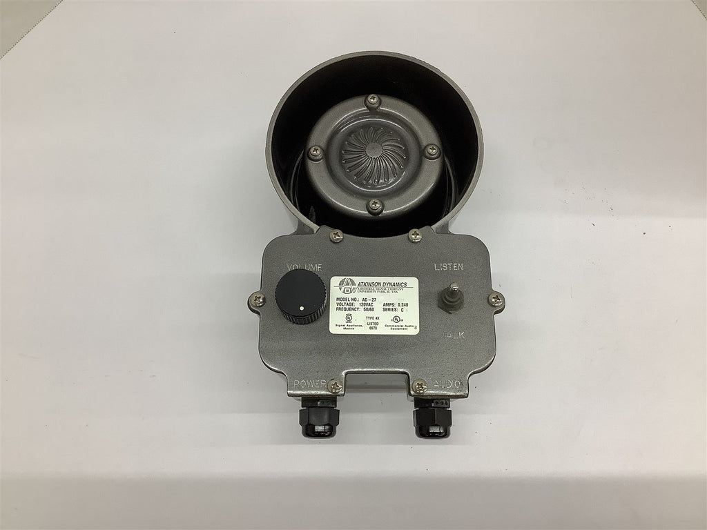 Atkinson Dynamics AD-27 120 Vac Intercom – BME Bearings and Surplus