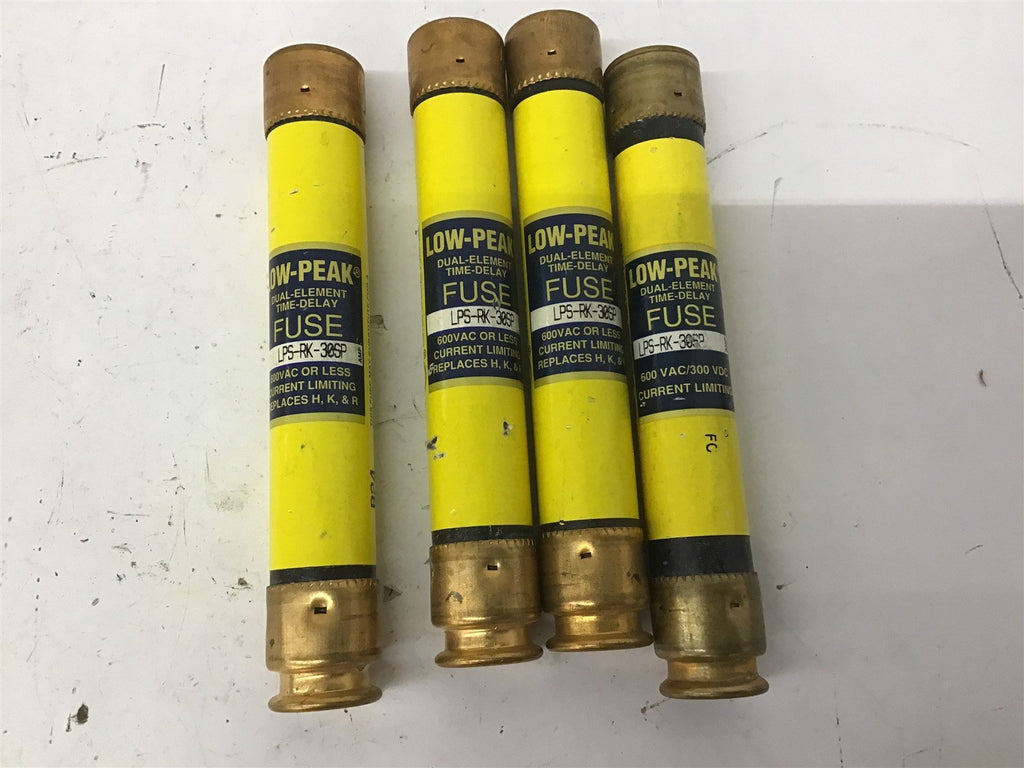 Bussmann LPS-RK-30SP Fuse Lot Of 4 – BME Bearings and Surplus