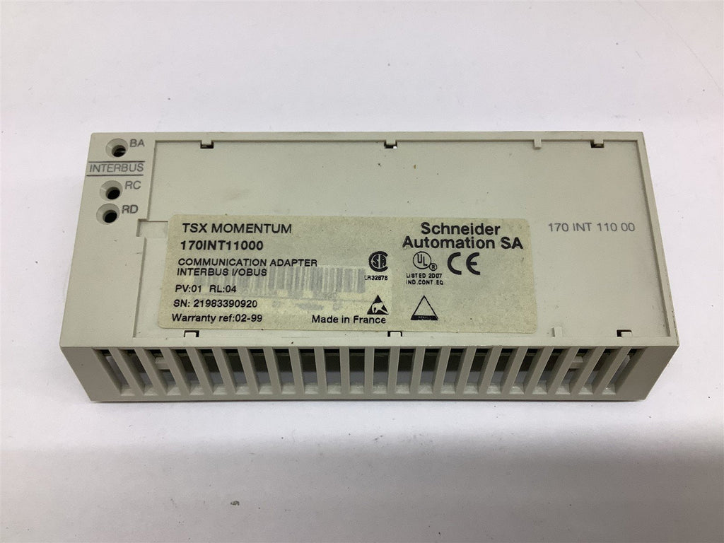 Schneider Automation 170INT11000 TSX Momentum Communications Adapter ...