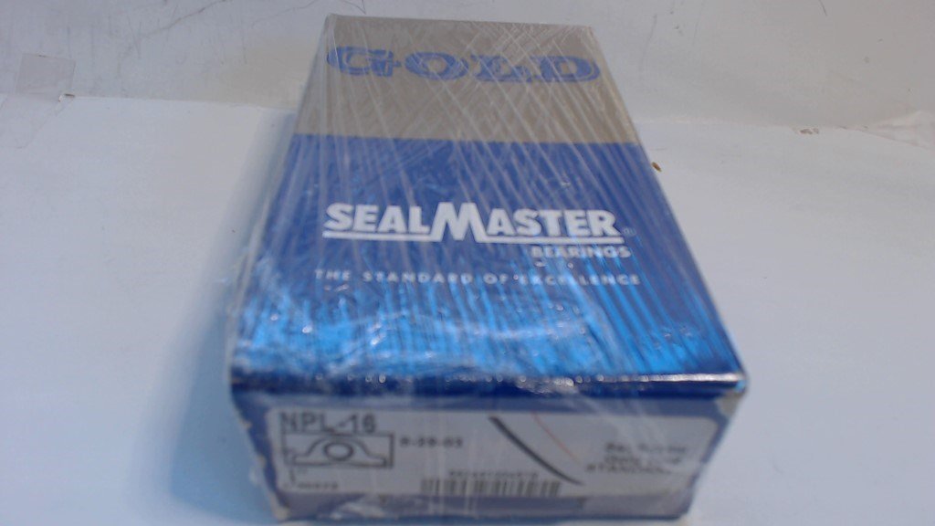 SEALMASTER GOLD BEARING NPL-16 - 1 " - HAS SET SCREW - P-104F - NEW ...