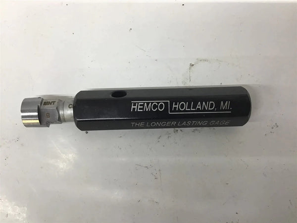 Hemco 3/8-18 NPT Crest Check 6-Step Master Set Pipe Threaded Plug Gage ...