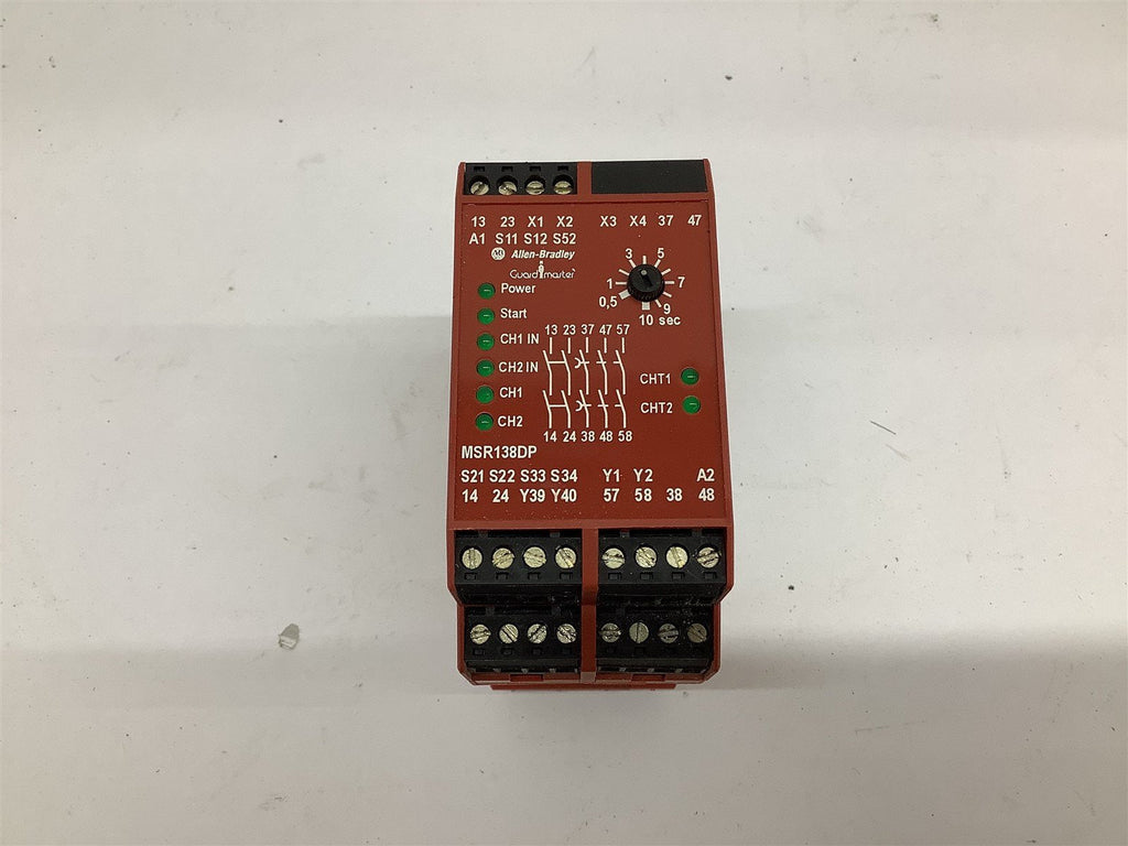 Allen-Bradley MSR138DP Guard Master Safety Relay 24 VAC 50/60Hz 250 V ...