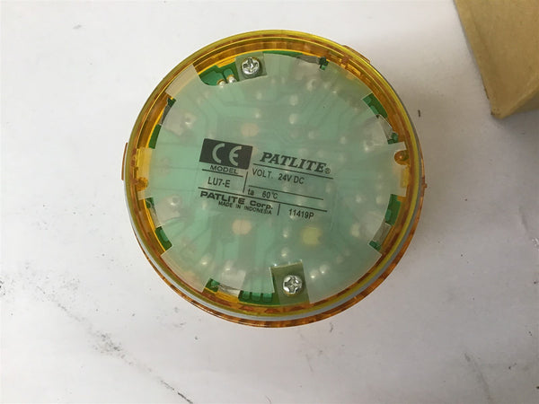 Patlite LU7-E-Y Yellow Strobe Light 24 VDC – BME Bearings and Surplus
