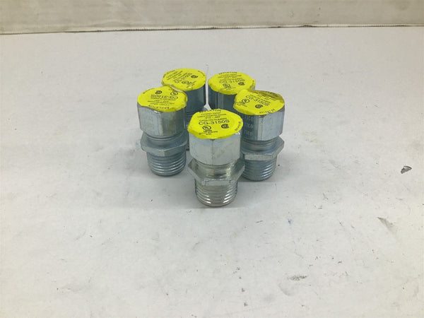 Appleton CG 3150S Cord Grip Connector Lot Of 5 – BME Bearings and Surplus