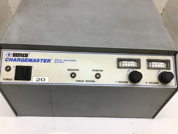 Simco ChargeMaster BP50 4004036 BiPolar Electrostatic Generator 115 VA ...