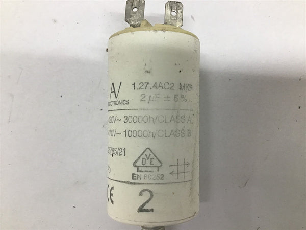Arcotronics 1.27.4AC2 MKP Capacitor 420 V 30000h/ Class A – BME ...