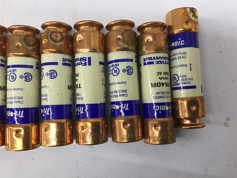 Mersen TR40R Fuse 250 VAC 40 A Lot of 10 – BME Bearings and Surplus