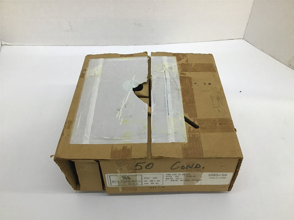 3M Style 2651 Flat Cable 50 Cond 28 AWG 300 V – BME Bearings and Surplus