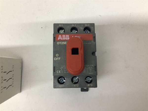 ABB OT25E3 Switch-Disconnector 3 PH – BME Bearings and Surplus