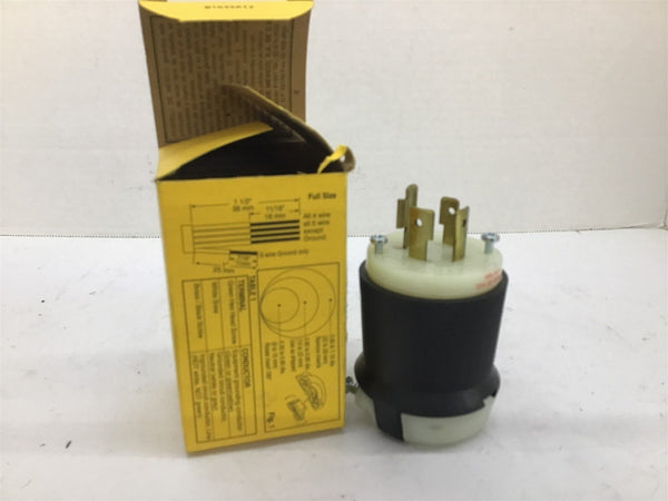 Hubbell HBL2431 Insulgrip Twist-Lock Plug – BME Bearings and Surplus